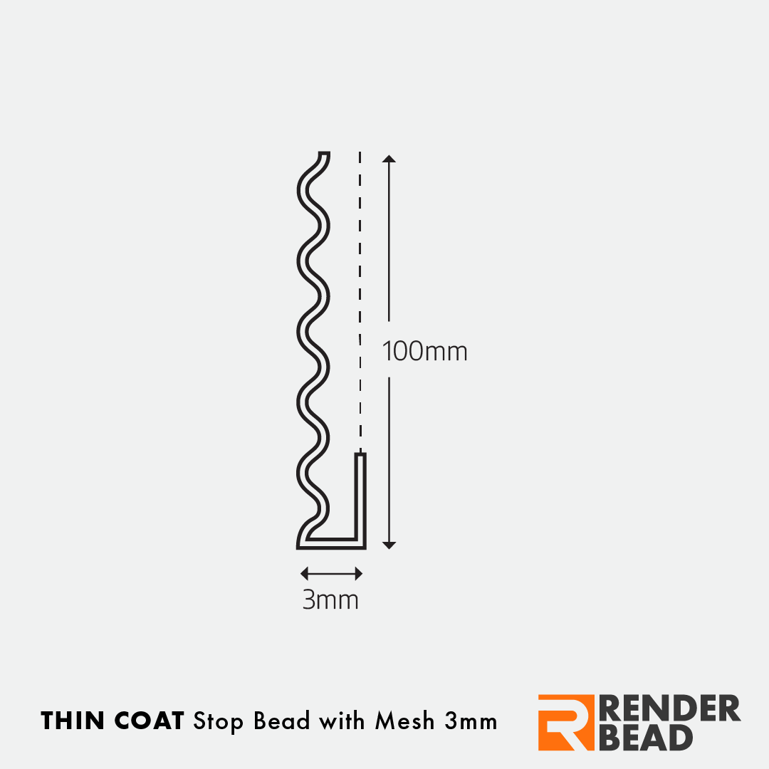 Stop Bead with Mesh - 3mm - Render Bead