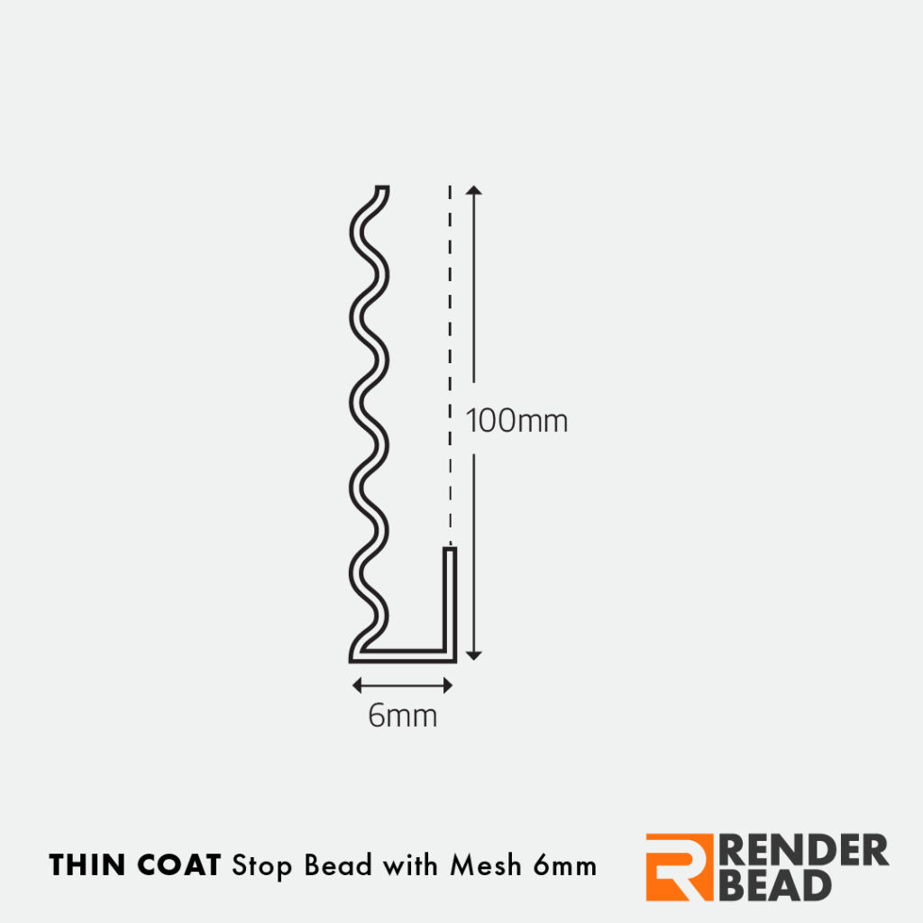 Stop Bead with Mesh - 6mm - Render Bead
