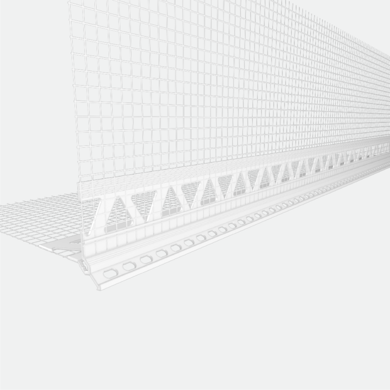 Corner Bead with Mesh - No Nose - Render Bead